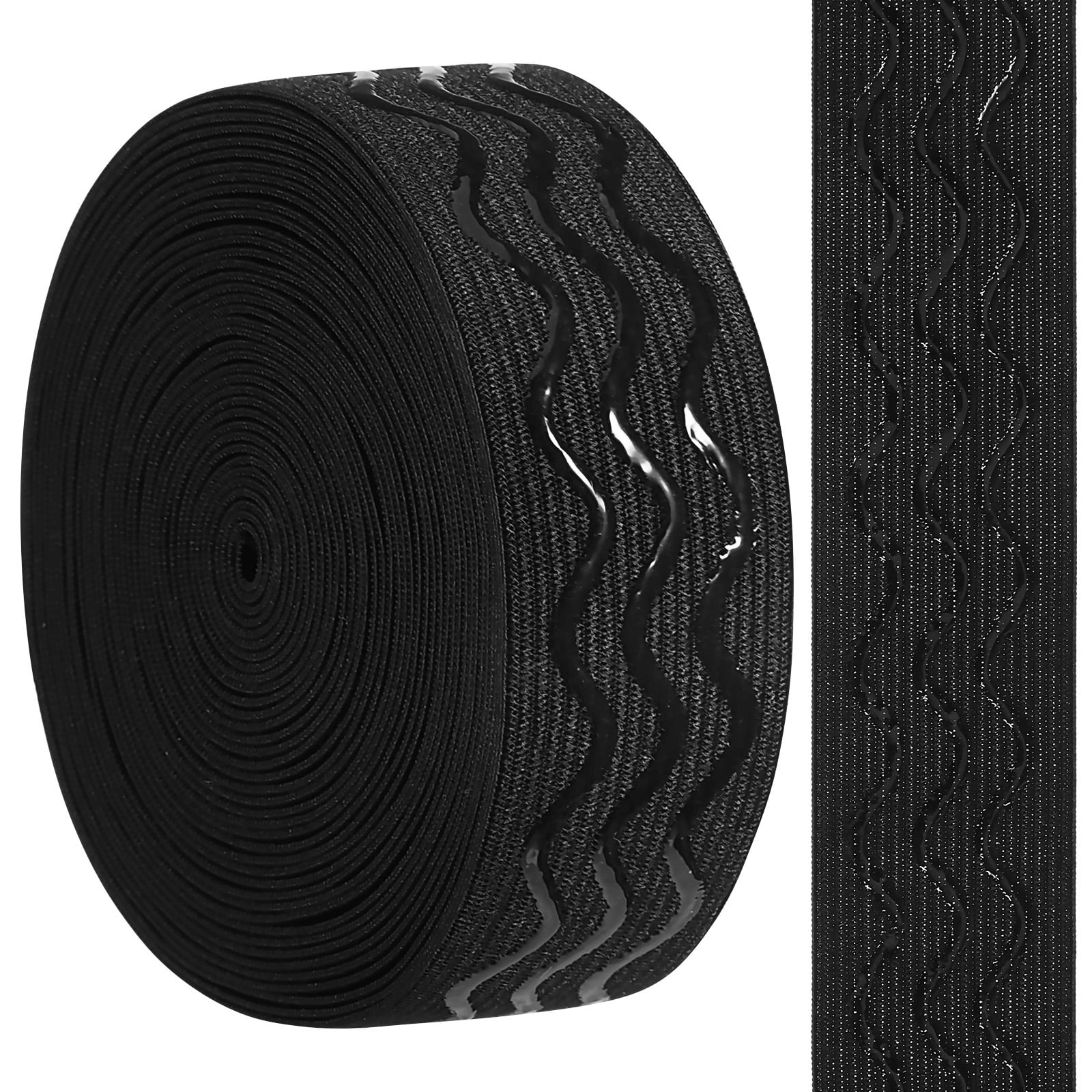 Voiceine 1 Roll Gripper Elastic Band Wide Nonslip Sewing Elastic Band ...