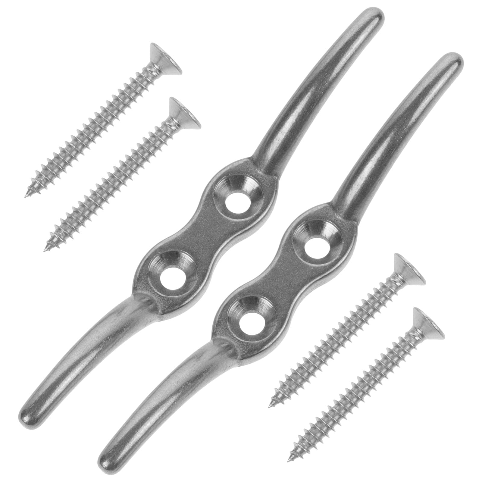 Voiceine 1 Set Flag Pole Mounting Base Stainless Steel Flagpole Cleat ...