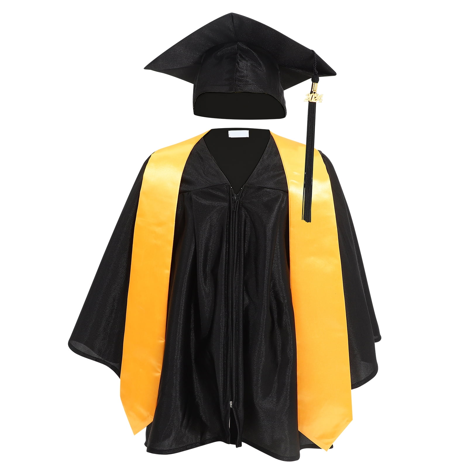 Voiceine 1 Set Kindergarten Graduation Cap And Gown Kids Preschool ...