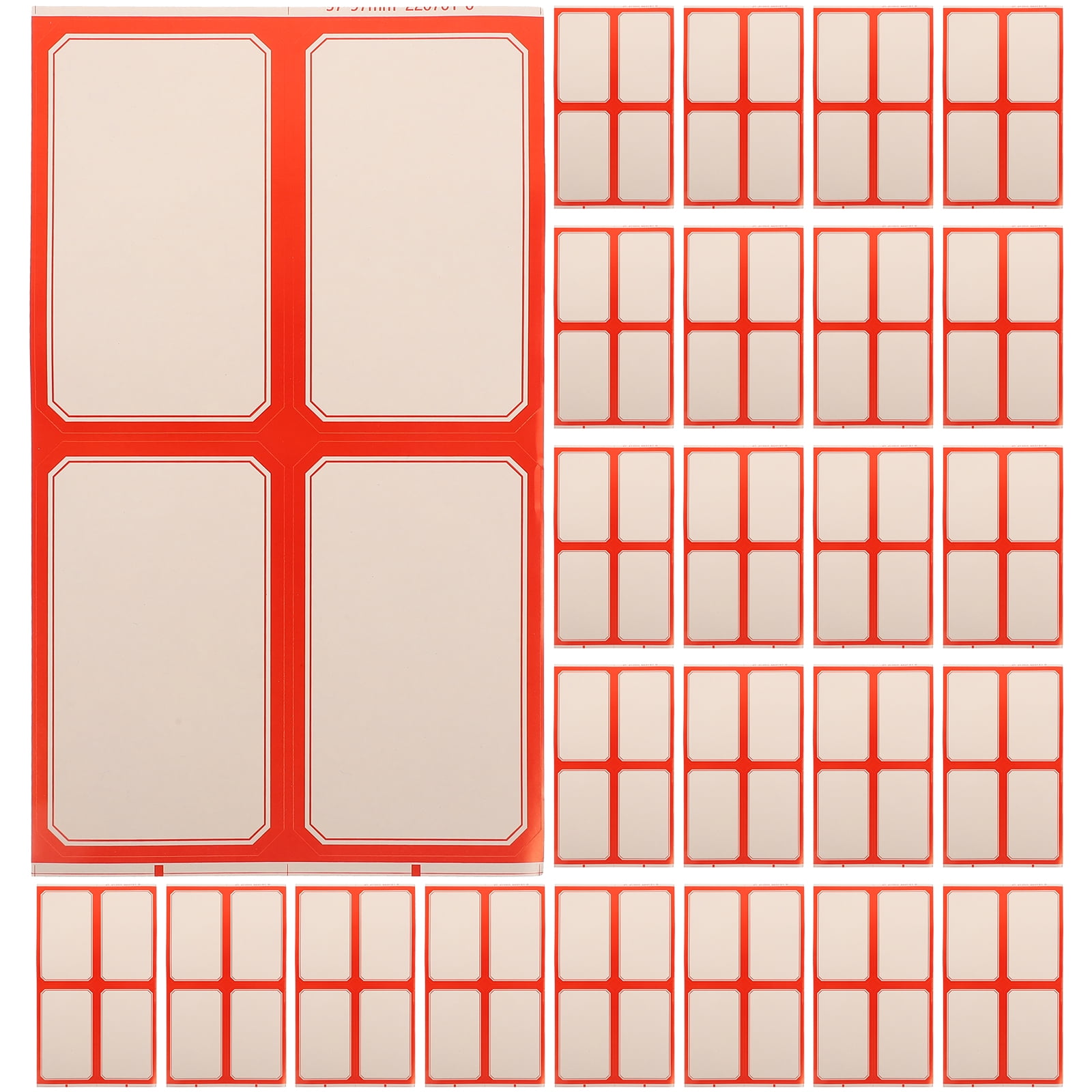 Voiceine 100 Sheets of Portable Classified Tags Compact Name Labels ...