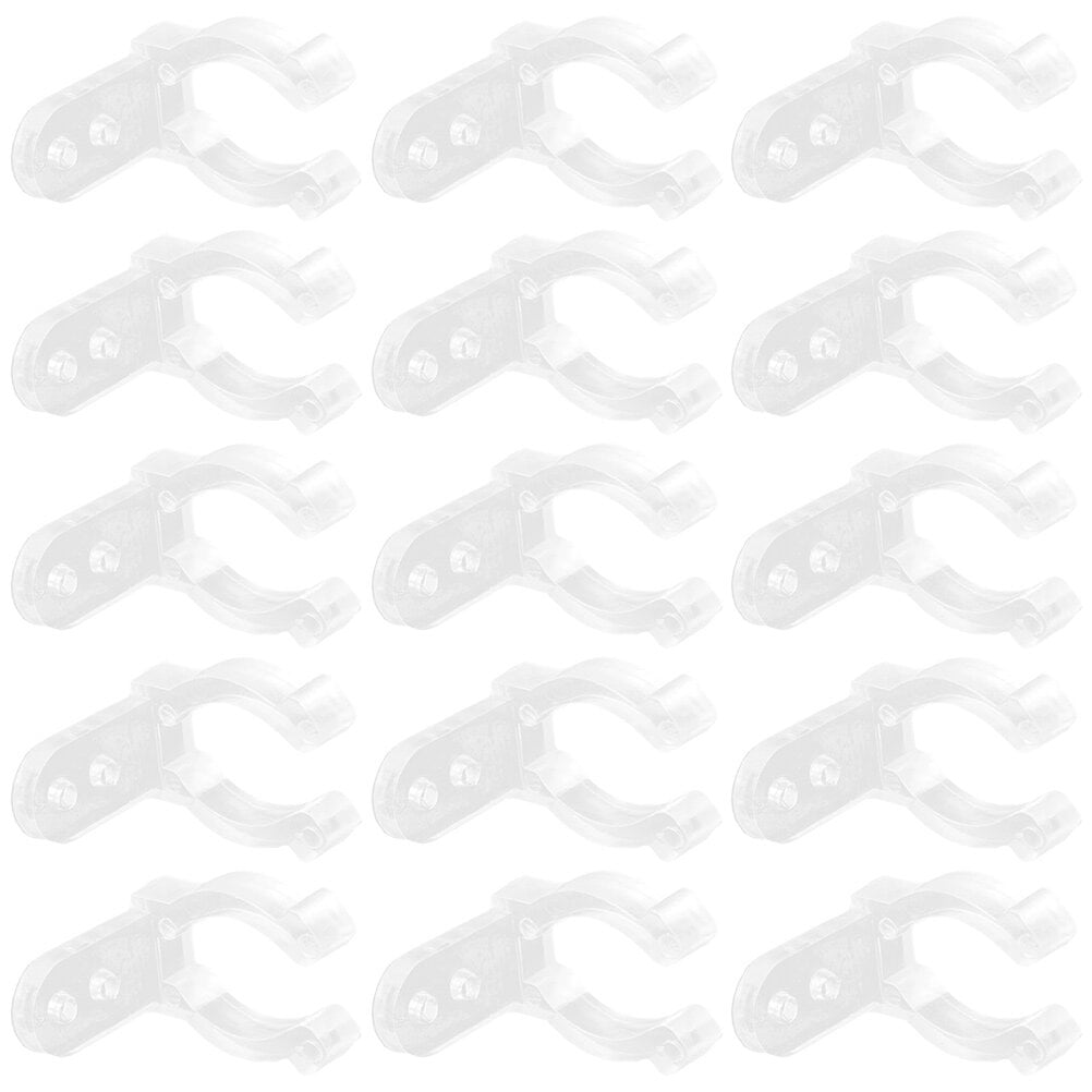 Voiceine 100pcs Tube Light Fixture U Clips Holder Bracket Fixing Clamps ...