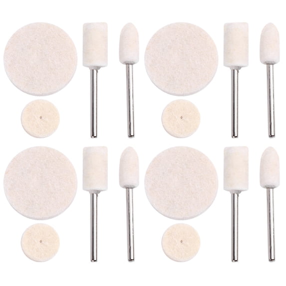 Voiceine 129 Pcs Polishing Wheel Polishing Tools Wool Felt Metal ...