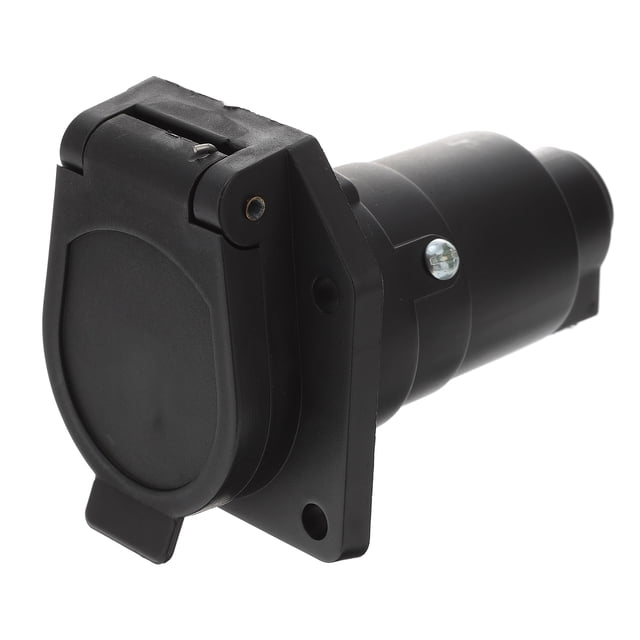 Voiceine 12V 7 Pin Round Trailer Plug 7 Way Socket Adapter Wiring ...