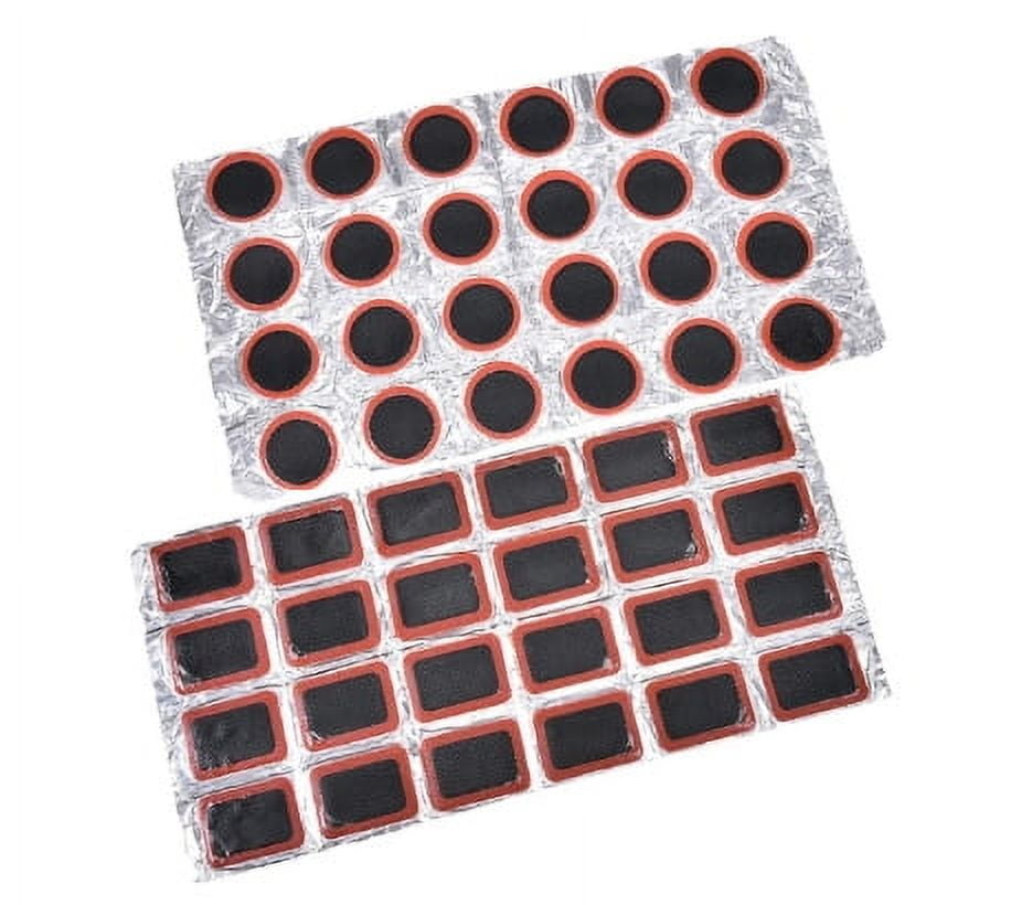 Voiceine 192pcs Small Rubber Tire Patches Round and Square Inner Tube ...
