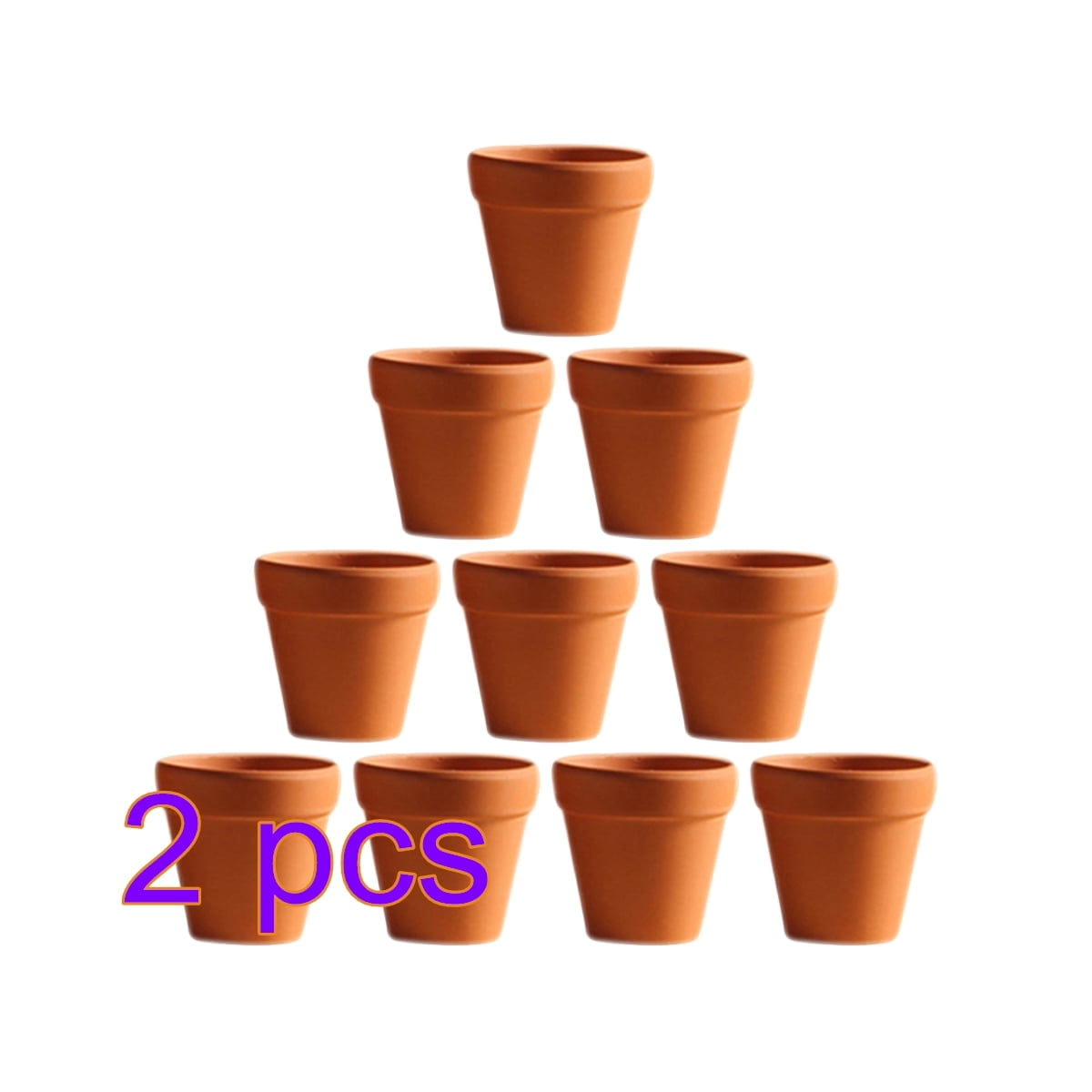 Voiceine 20pcs Mini Clay Pots 1.2'' Terracotta Pot Clay Ceramic Pottery ...
