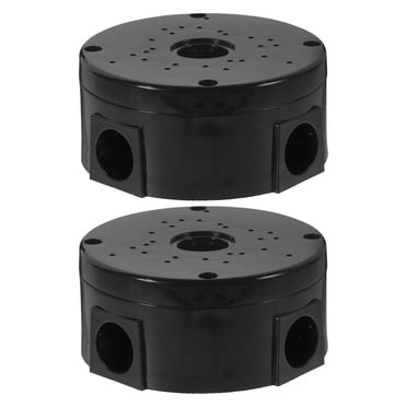 143854WH 4.18 in. White Round Weatherproof Outlet Box - Walmart.com