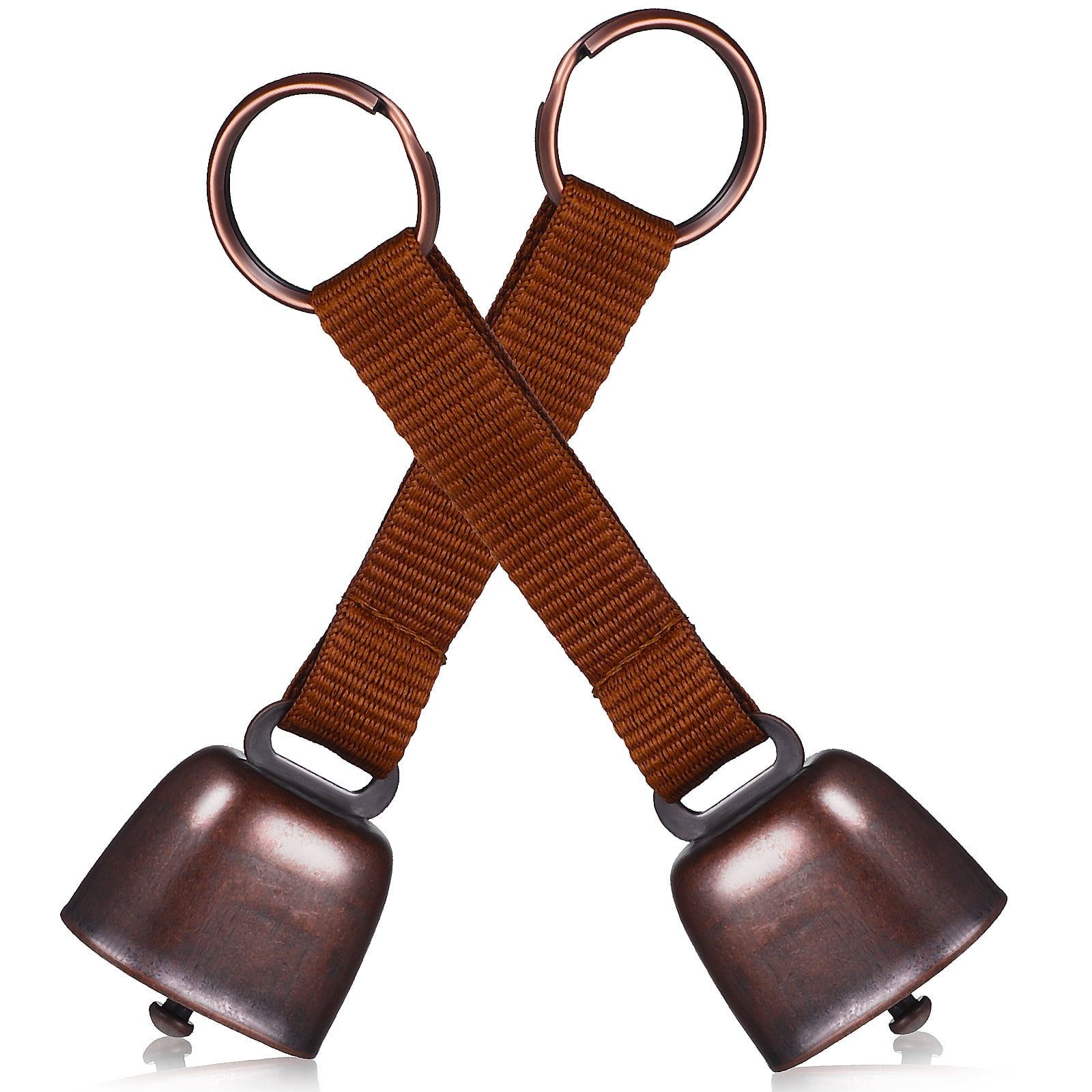 Voiceine 2Pcs Bear Bell Loud Bear Repellent Bell with Nylon Webbing for ...