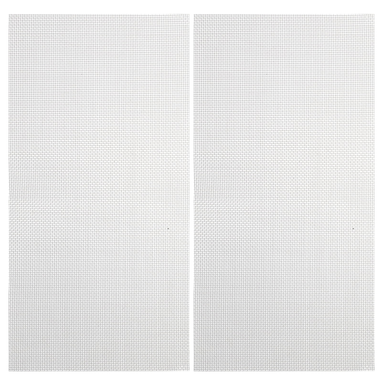 Masteelf 2pcs Car Bumper Repair Mesh Stainless Steel for Welding Silver ...