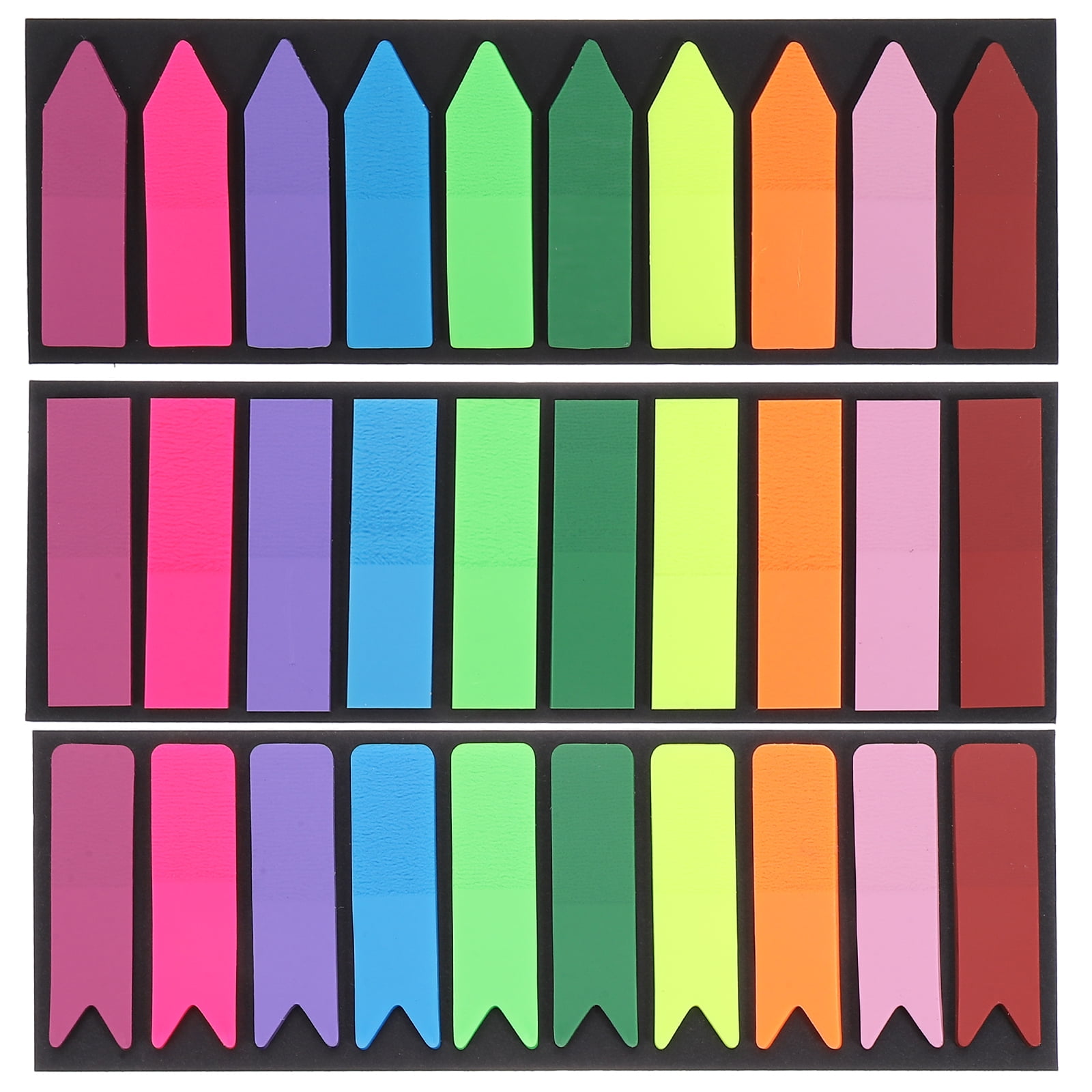 Voiceine 3 Sets Colored Sticky Tabs Self Adhesive Reading Markers ...