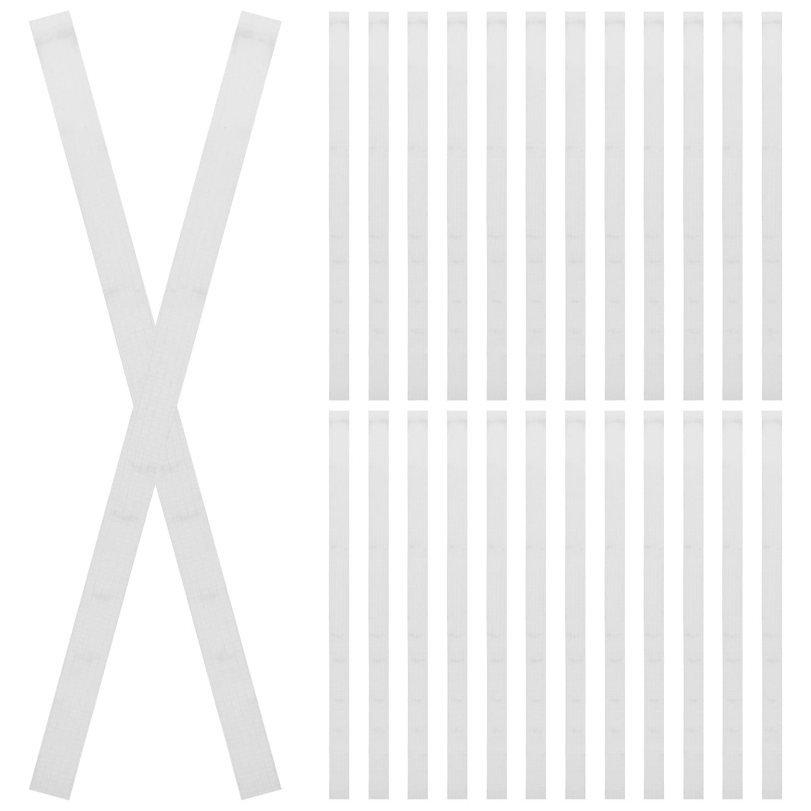 Voiceine 30pcs Mesh Backing Glue Strips Book Binding Glue Spines Book ...