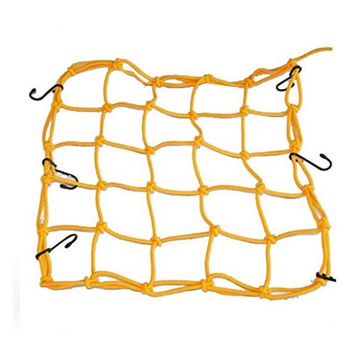 Voiceine 40*40cm Luggage Cargo Bungee Net Bag 6 Hooks Bike Motorcycle ...