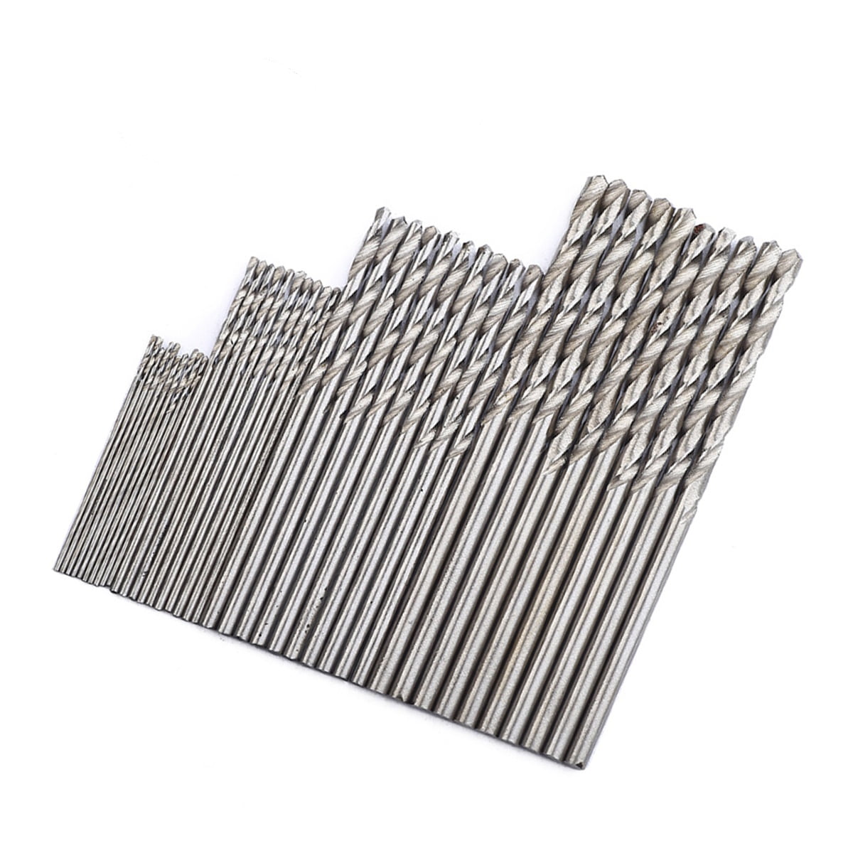 Voiceine 40pcs Round Precision HSS Drill Bits High Steel Drill Set for ...