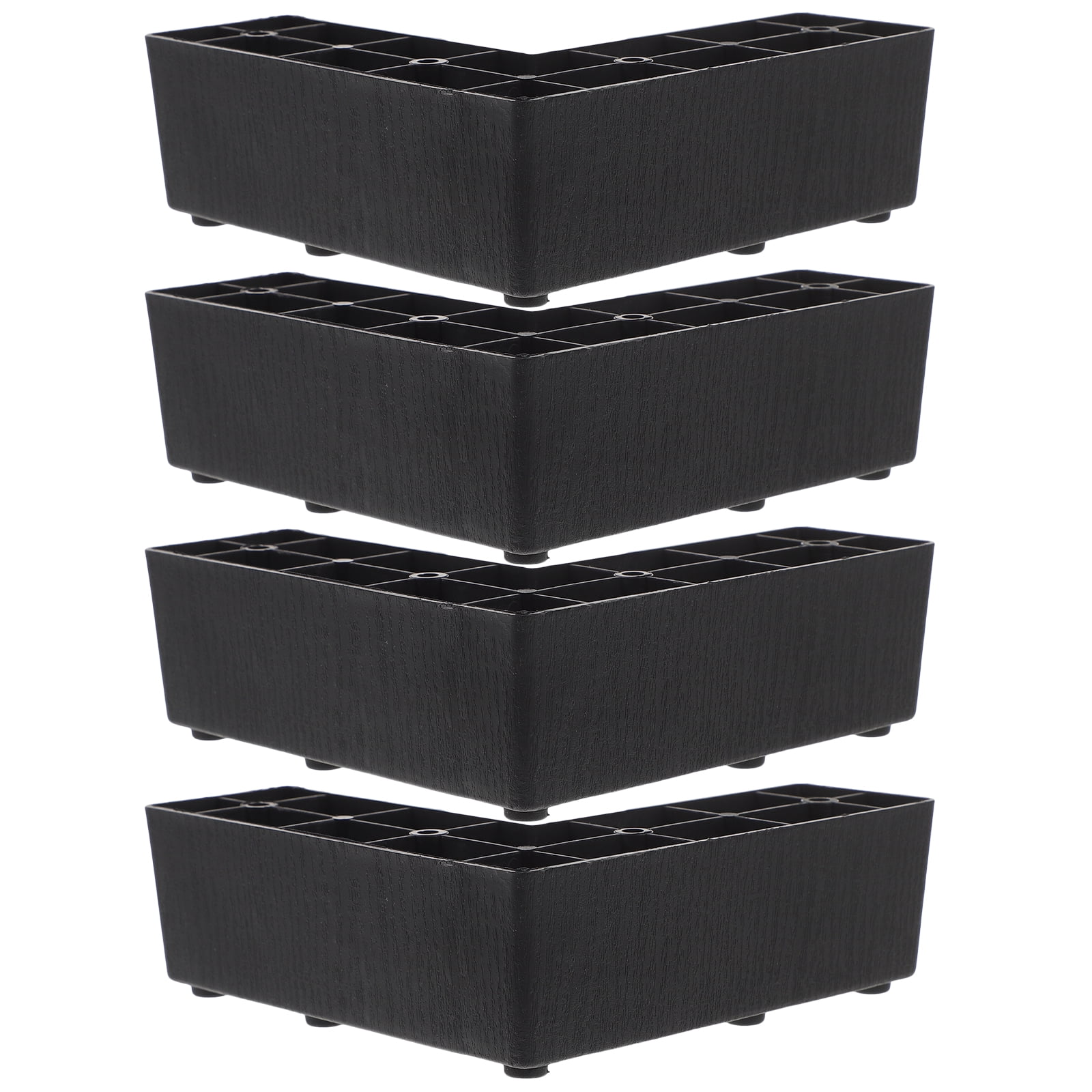 Voiceine 4pcs Furniture Risers Sofa Feet Risers Bed Raisers Legs L ...