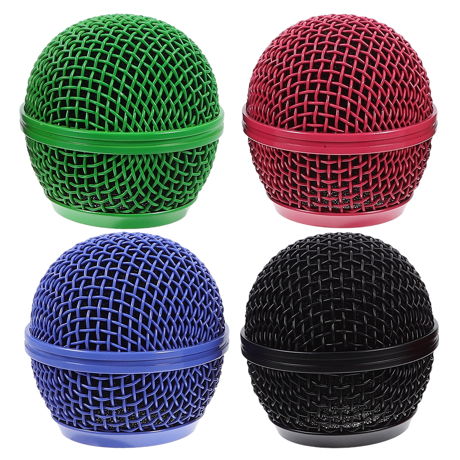 Voiceine 4pcs Metal Microphone Grills Replacement Mesh Mic Grill Mic ...