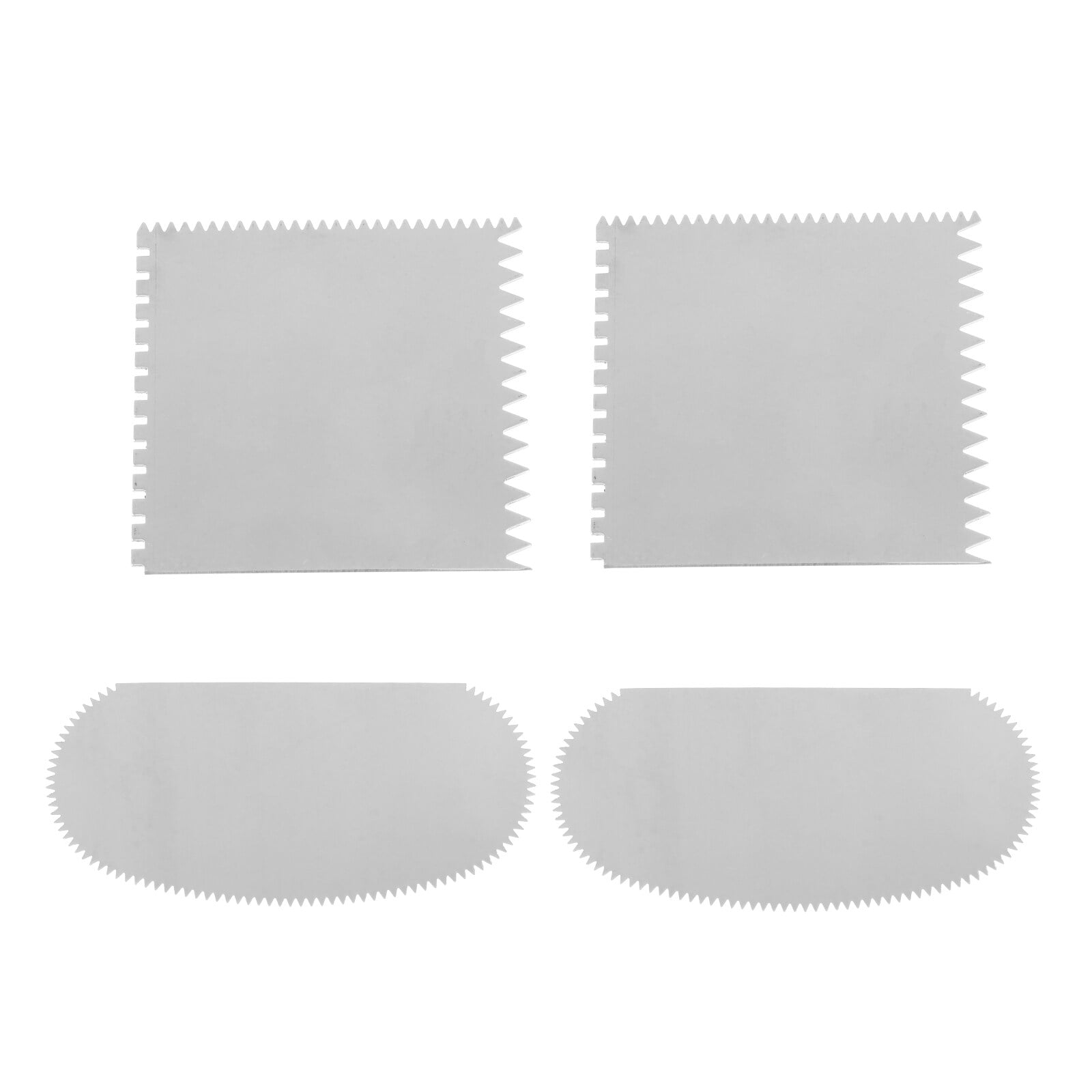 Voiceine 4pcs Stainless Steel Serrated Scraper Clay Sculpture Scraper ...