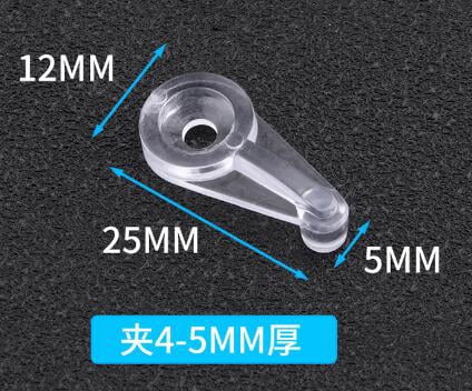 Voiceine 50pcs Glass Retainer Clips Kit With Screws Transparent Glass ...