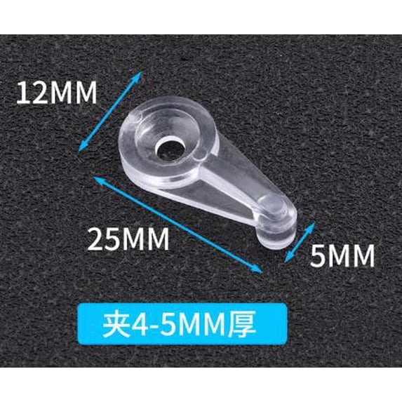 Voiceine 50pcs Glass Retainer Clips Kit With Screws Transparent Glass ...