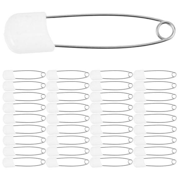 Voiceine 60pcs Baby Nappy Brooch Pin Kids Cloth Diaper Safety Pin Baby ...
