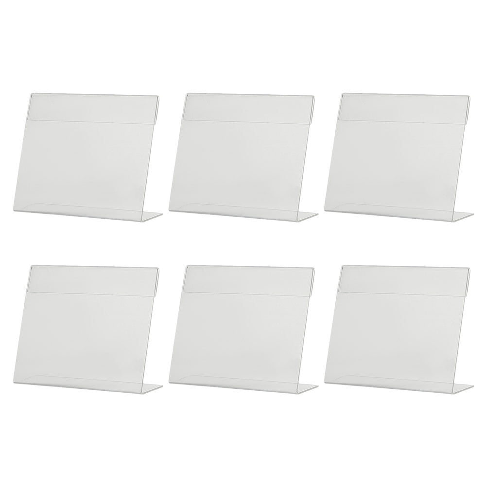 Masteelf Acrylic Price Ticket Display Stand for Storage Use Transparent ...