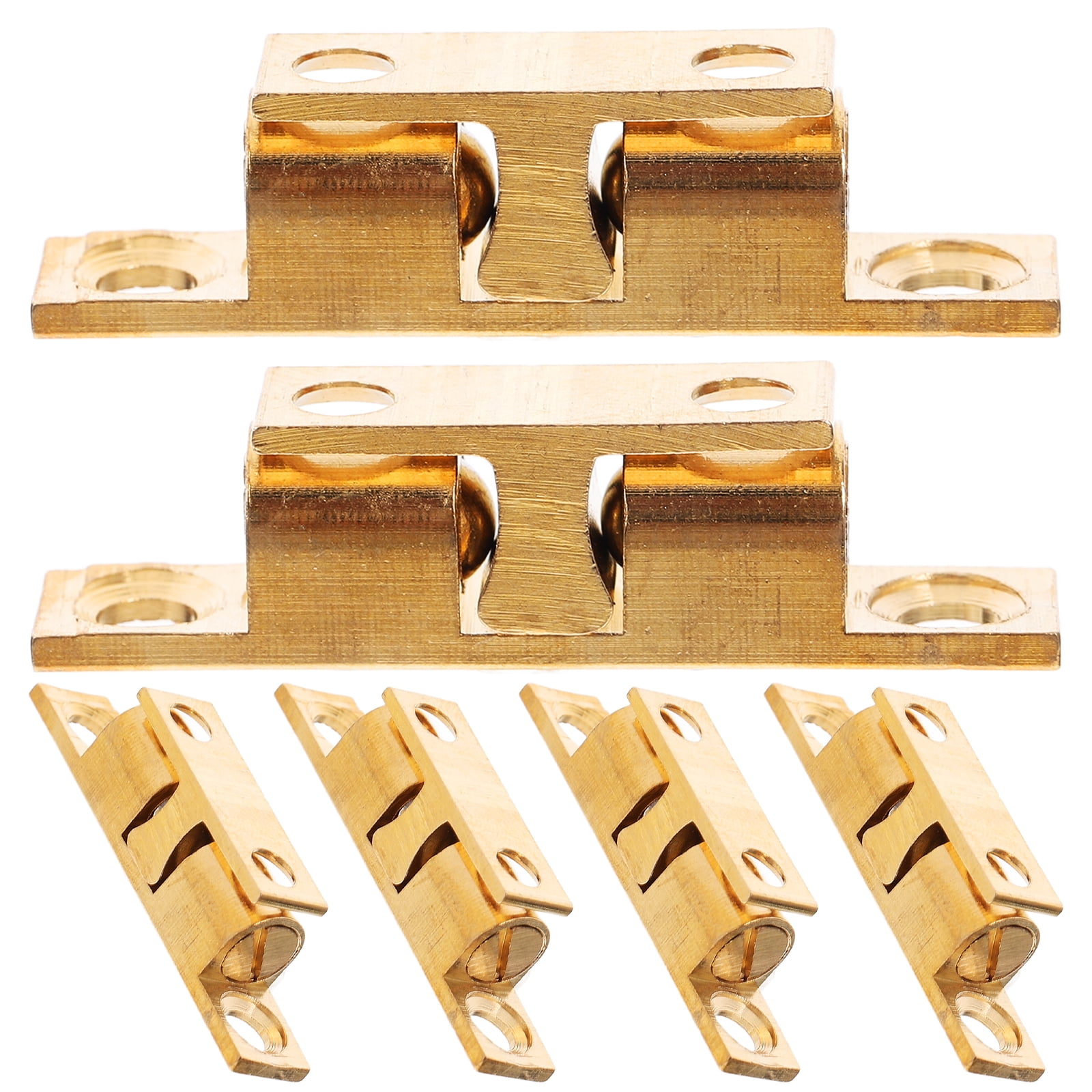 Voiceine 6pcs Brass Ball Catch Cabinet Latch with Screws Door Catch ...