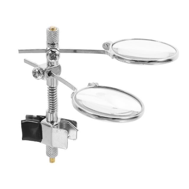 Voiceine Clip-On Eyeglasses Magnifier Watchmakers Magnifying Glass Clip ...