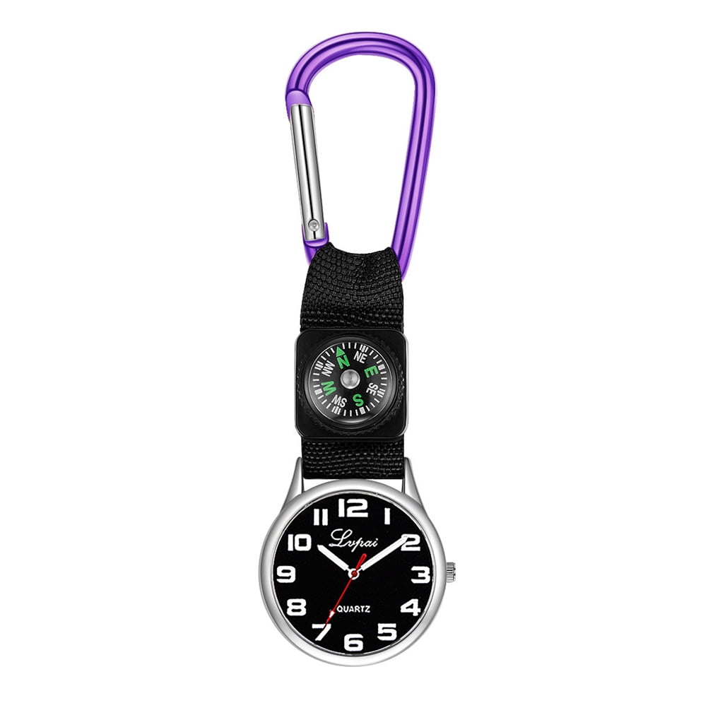 Voiceine Clip- on Watch Backpack Fob Belt Watch Unisex Hanging Pocket ...