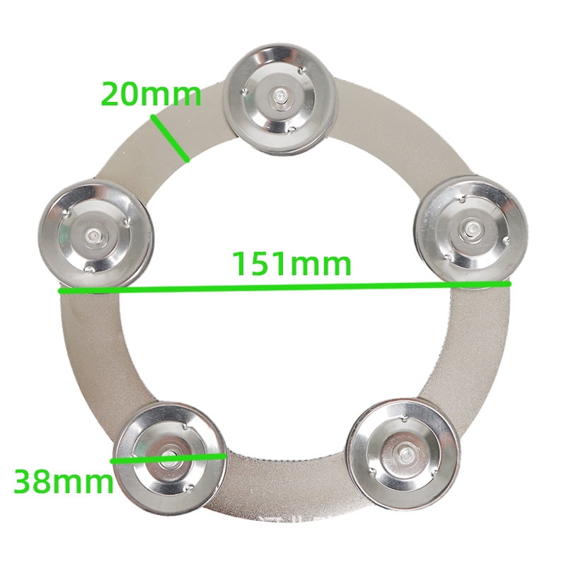Voiceine Cymbal Ring Tambourine Jingle Effect For Hihats Drum Accessory ...