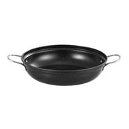 Steel Saute Pan Dual Handle Cookware Portable Heated Evenly ...