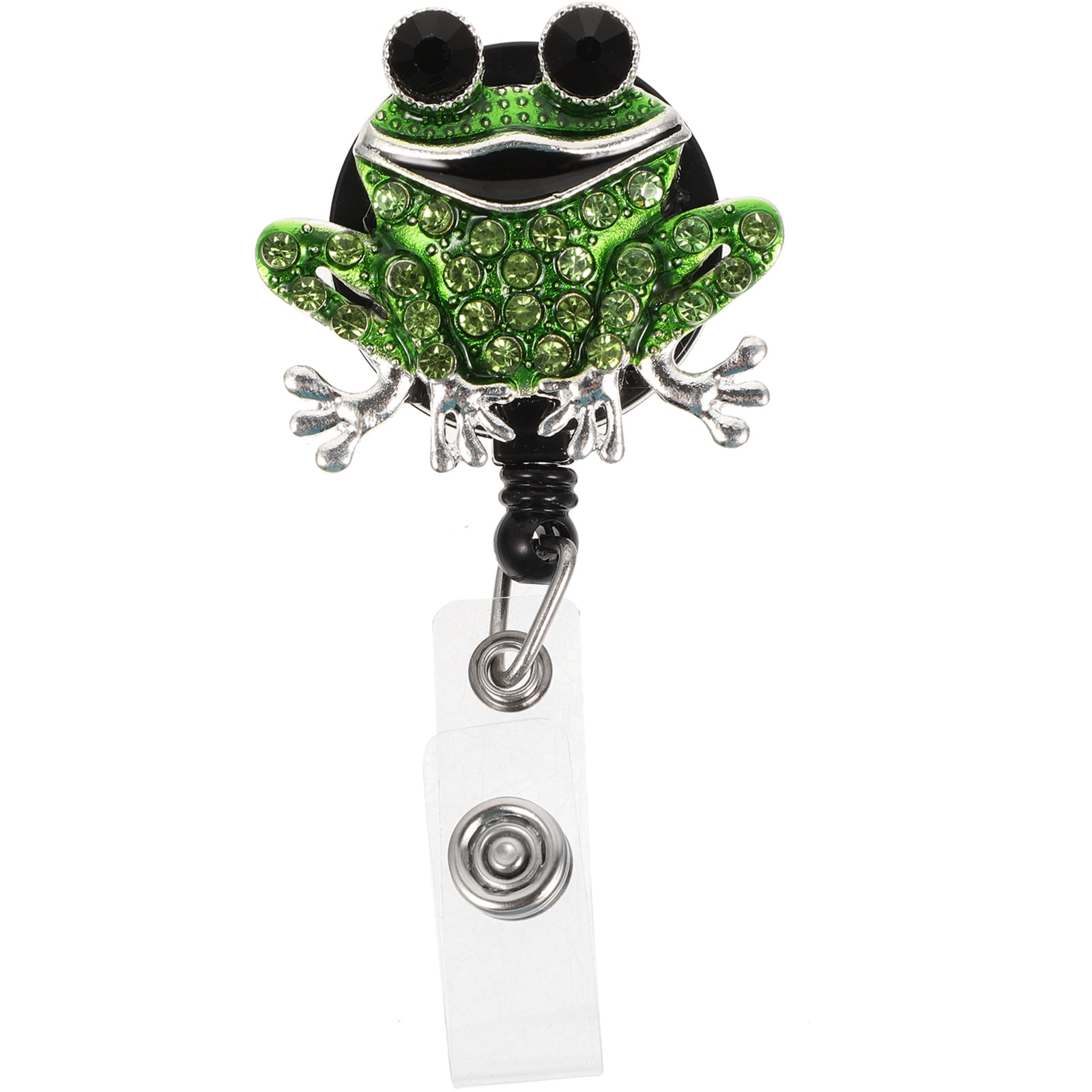 Voiceine Portable Badge Holder Convenient ID Card Holder Rotating Badge ...