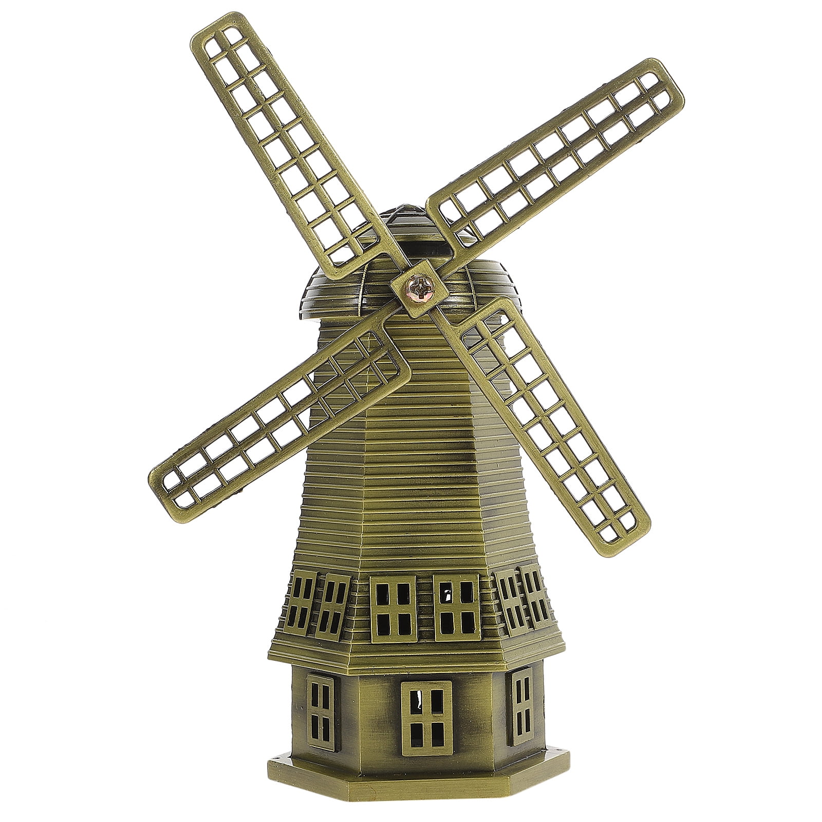 Voiceine Retro Windmill Decor Furnishing Metal Ornament Handicrafts ...