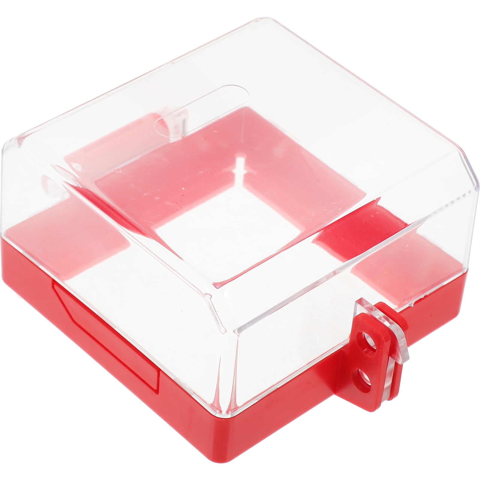 Voiceine Wall Button Cover Lockout Box Transparent Push Button Switch Cover Push Button Switch ...