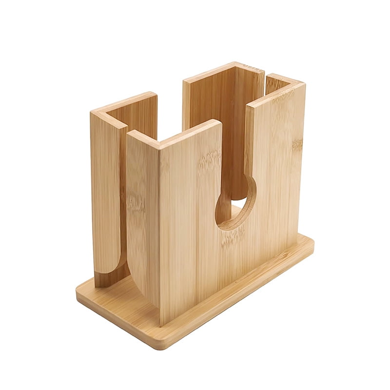 Voiceine Wooden Bagel Holder Slicer Bagel Cutter Bagel Slicer Bagel ...
