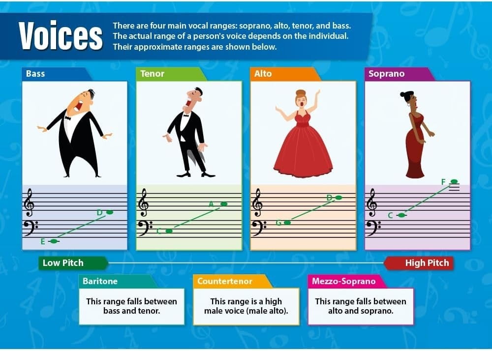 Voices Music Poster Music Middle & High School Classroom Decoration ...