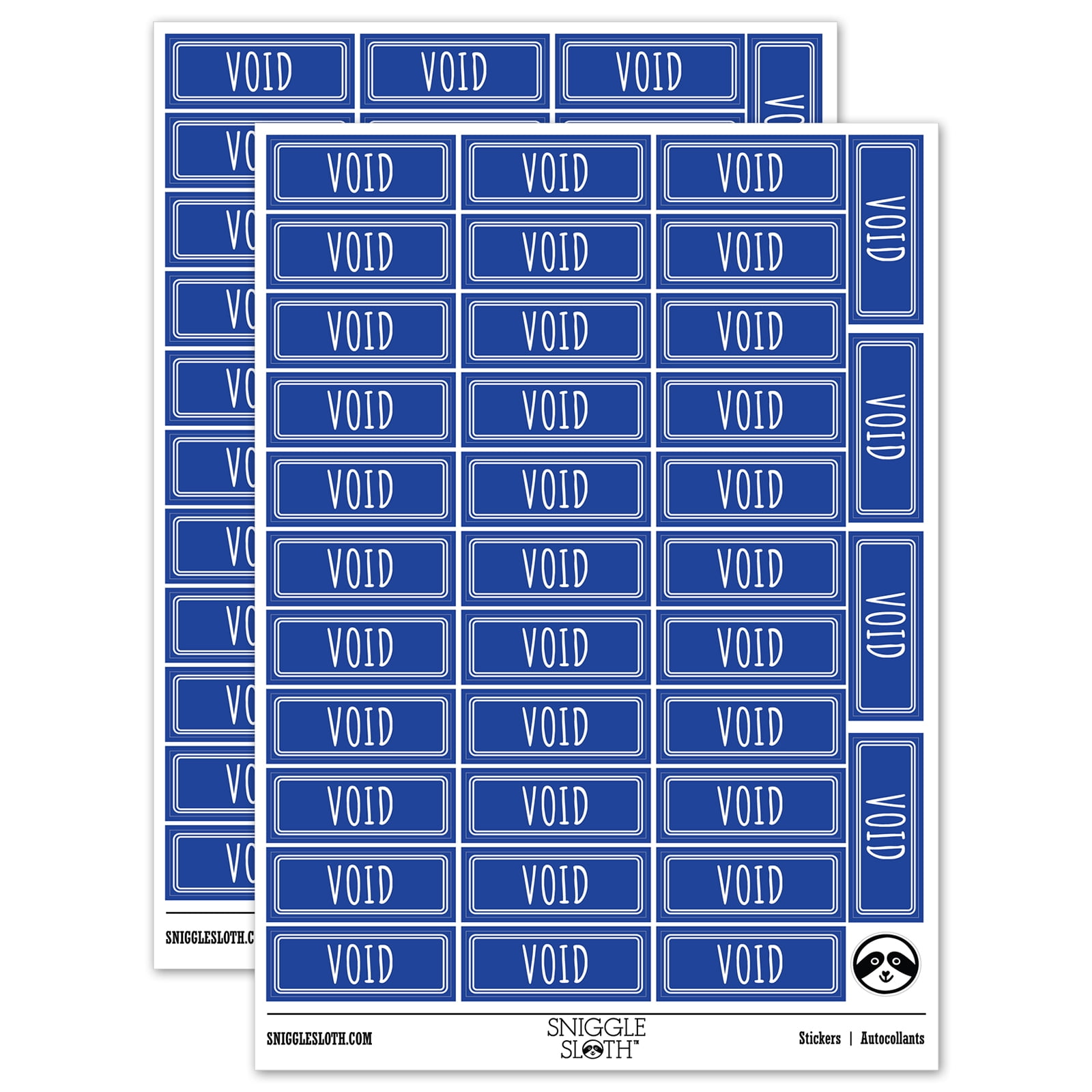 Void Double Line Border Sticker Set - Dark Blue - Gloss Finish - 1.5 ...