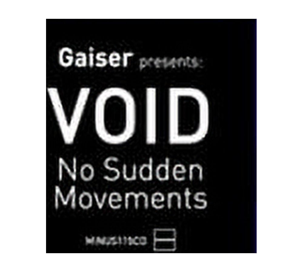 Void - No Sudden Movements - Electronica - CD - Walmart.com