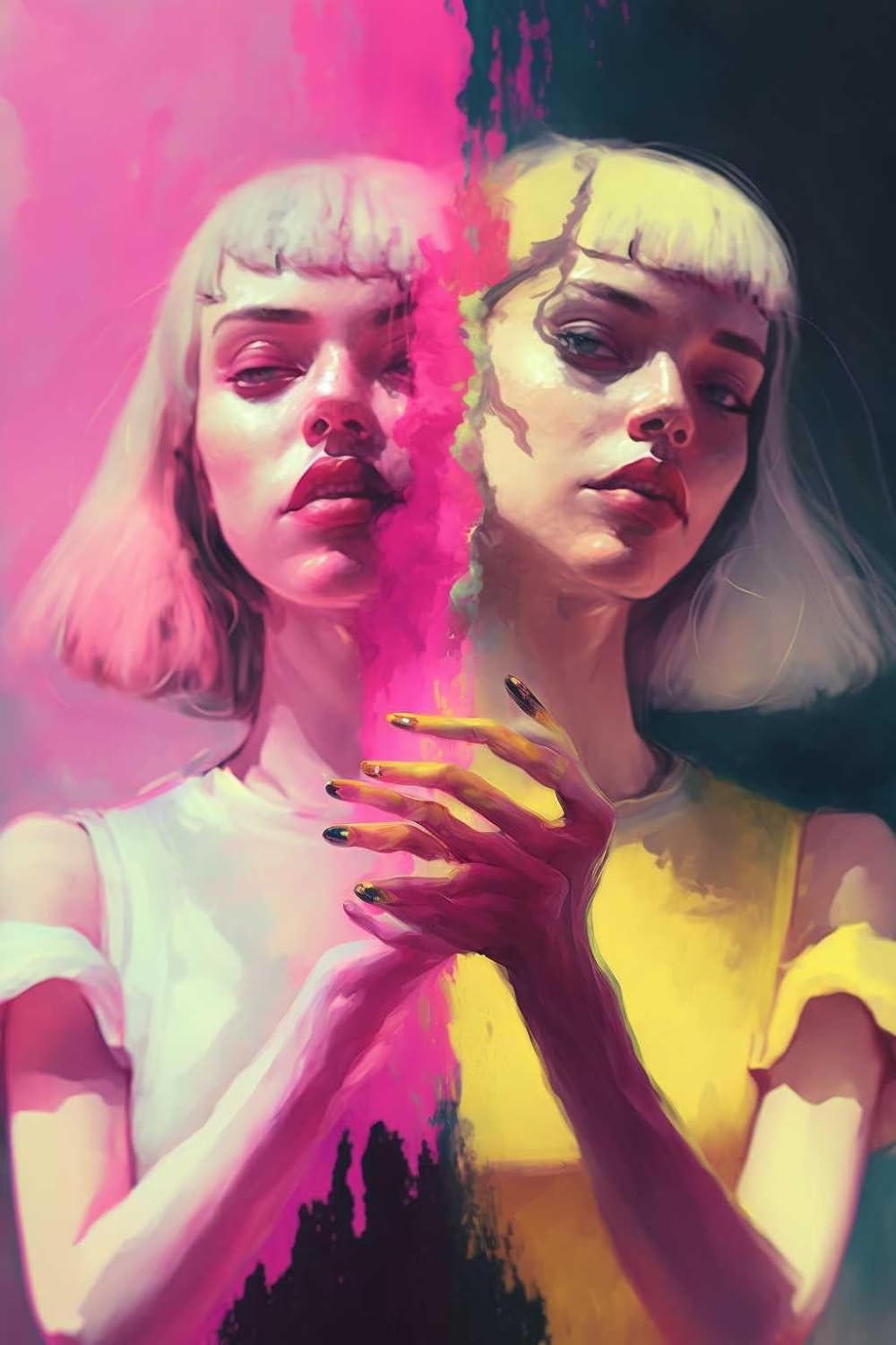 Void Shadow Girl Art 1000 Piece Jigsaw Puzzle Suitable for All Groups ...