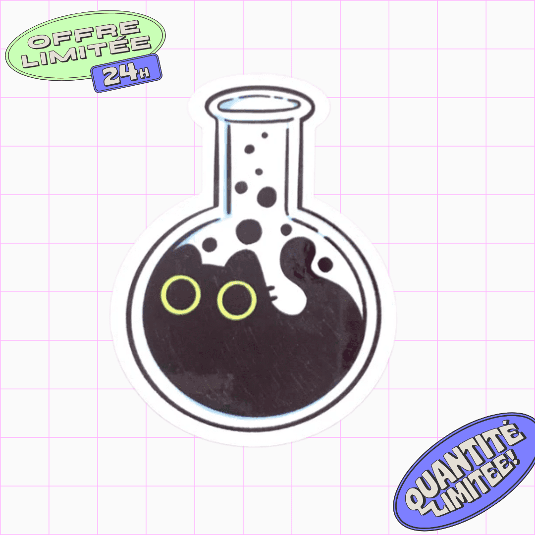 Void in a Vial Sticker | Vinyl Design | Laptop Sticker for Dark ...