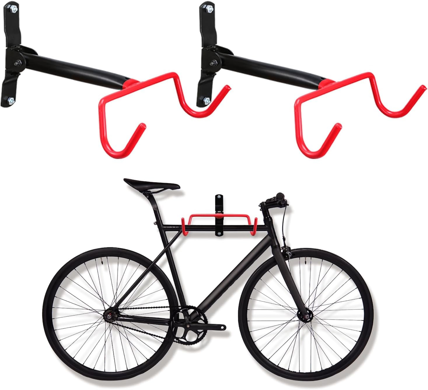 Voilamart Bike Wall Mount Hanger Bike Rack for Garage Horizontal Bike ...