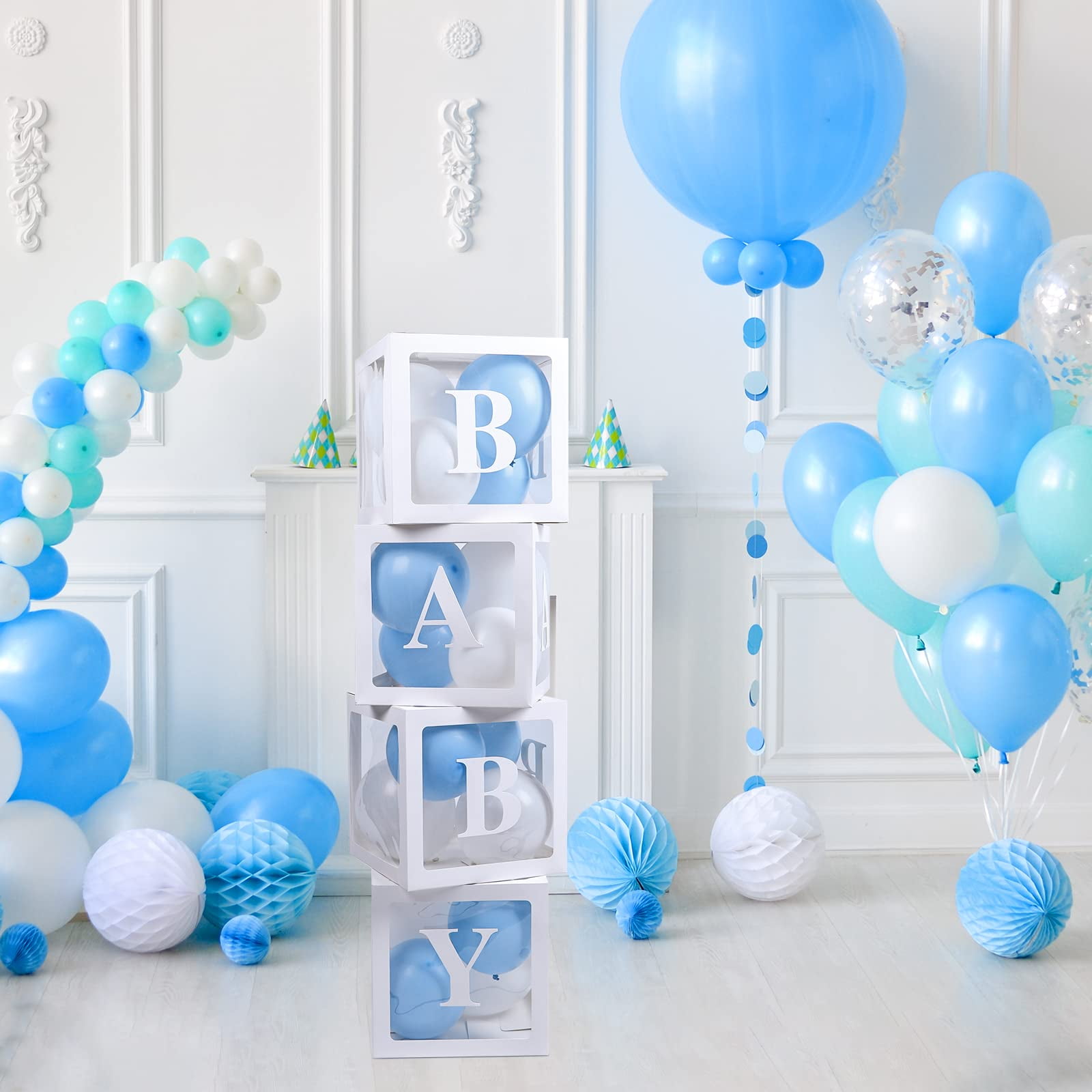 Voircoloria Baby Boxes AJH3 with 42pcs Letters for Baby Shower ...