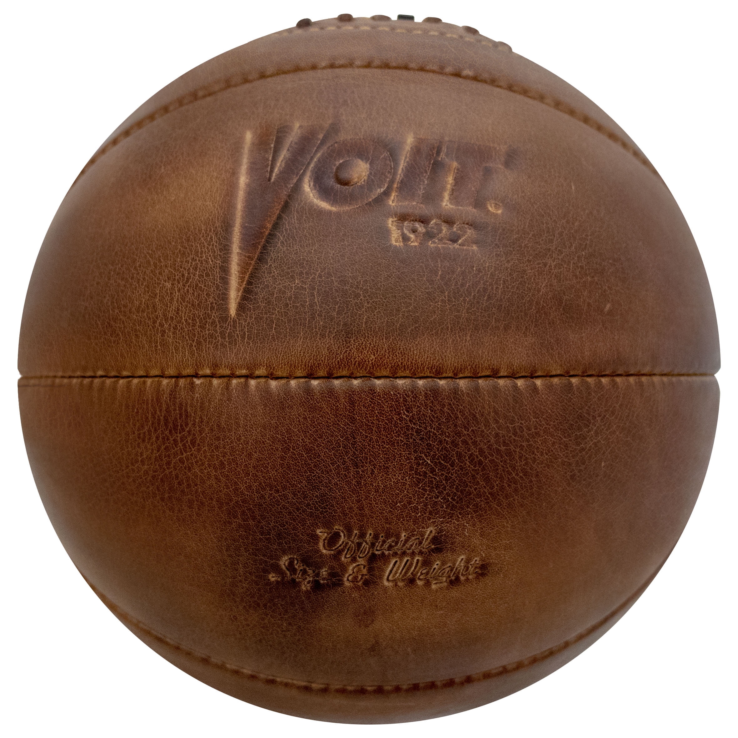 Voit 1922 Legacy Collection Basketball, Hand-Stained Natural Tanned ...