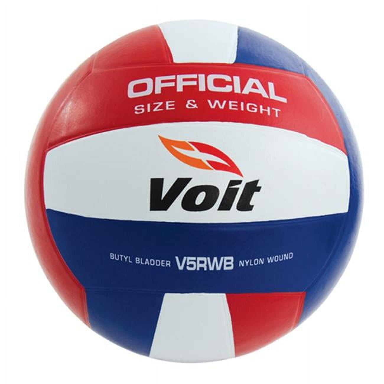 Voit V5RWB Official-Size Rubber Volleyball - Walmart.com