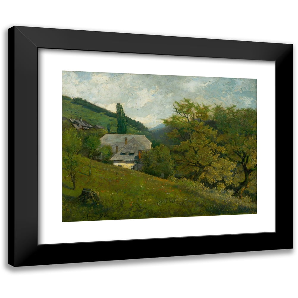Vojtech Angyal 14x12 Black Modern Framed Museum Art Print Titled ...
