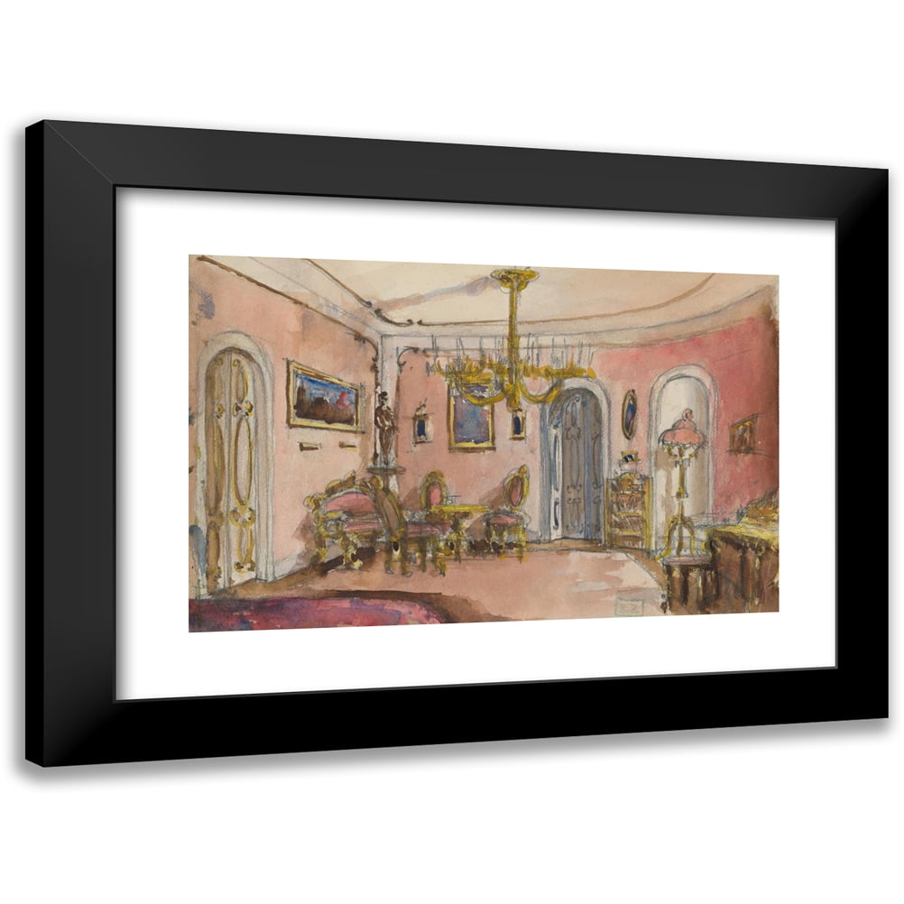 Vojtech Klimkovič 24x17 Black Modern Framed Museum Art Print Titled ...