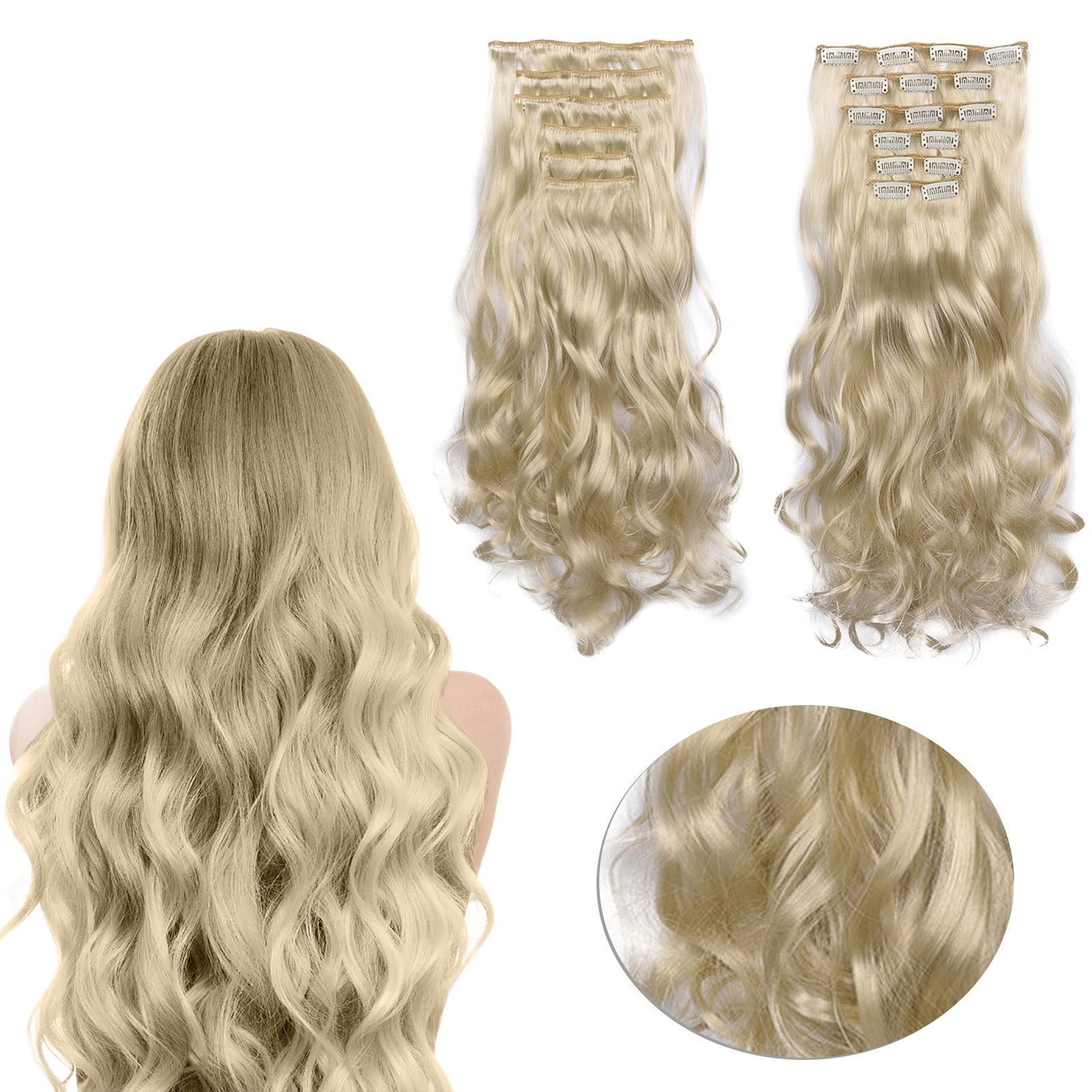 Vokbdy Under $5 Curly Hair Wig Extensions, Hair Extensions 20Inch ...