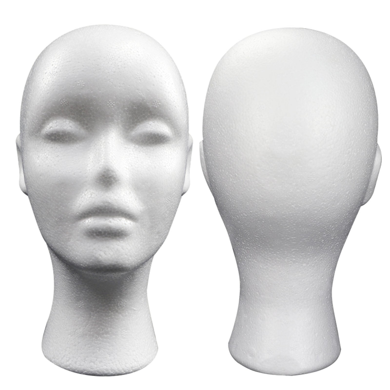 Vokbdy Under $5 Foam Head Mold Hat Mannequin Head Stand Diy Props with ...