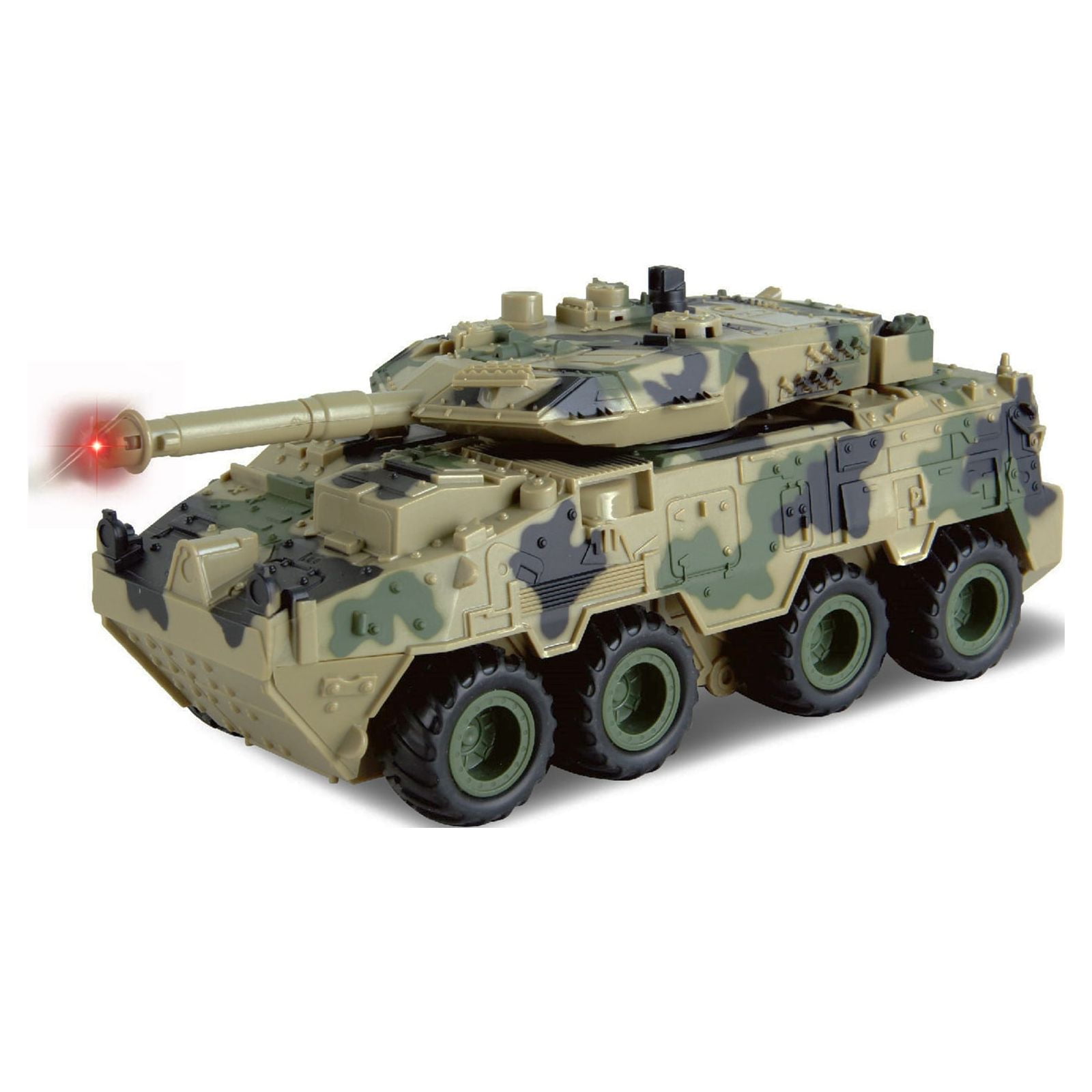 Vokodo Military Tank Toy, Push & Go, Lights & Sounds, Durable Plastic ...
