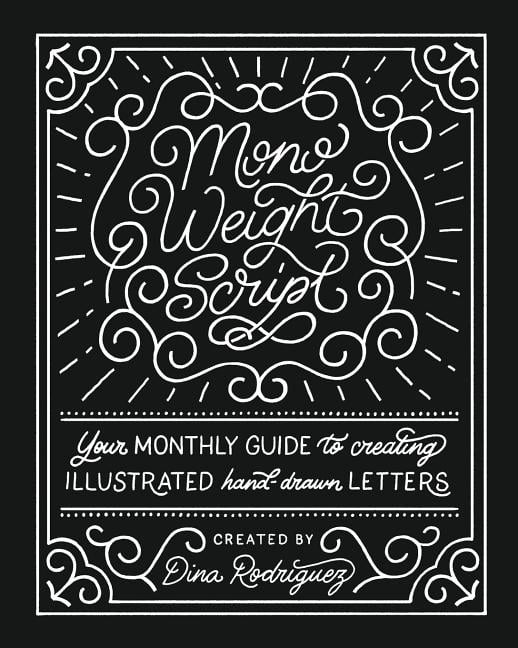 Vol 8 Monoweight Script Lettering Adventures, (Paperback) - Walmart.com