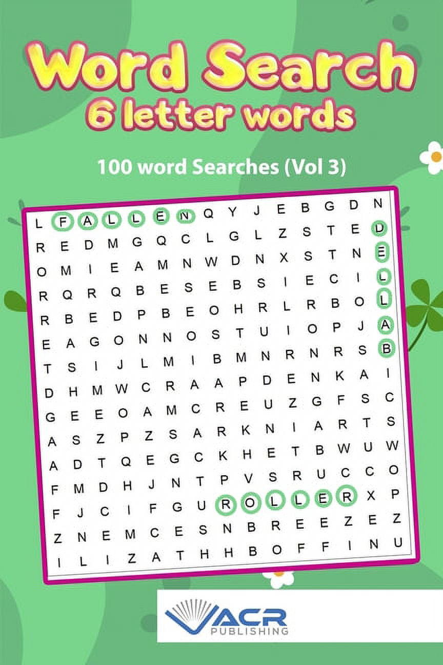 Vol: Word search- 6 Letter Words: 100 Word Searches (Paperback ...