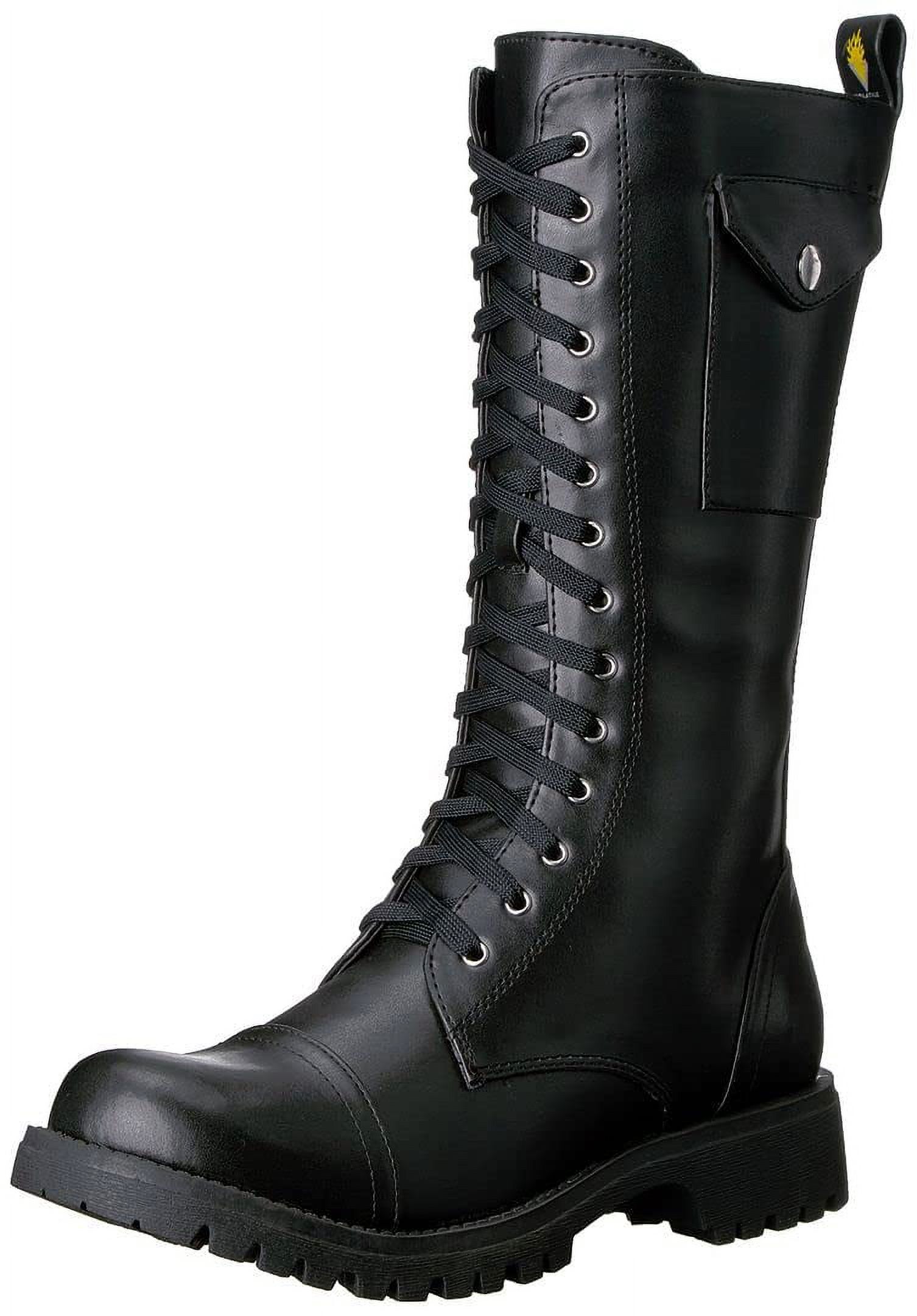 Volatile Stash Black Combat Boots for Women - Walmart.com