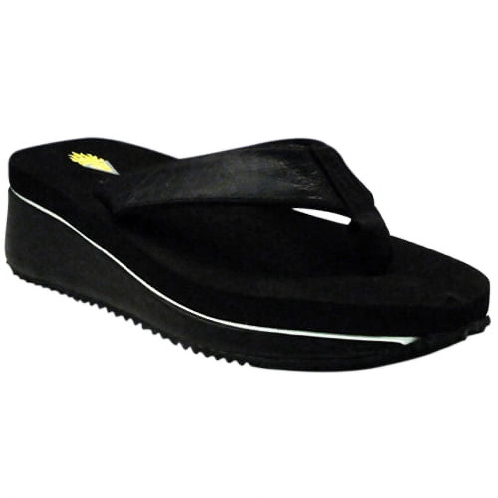 Volatile Women's Cafe Metallic Wedge Sandals Flip Flops - Walmart.com